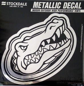 Florida Gators Metallic Vinyl Decal | Florida Gators Chrome Vinyl Decal ...